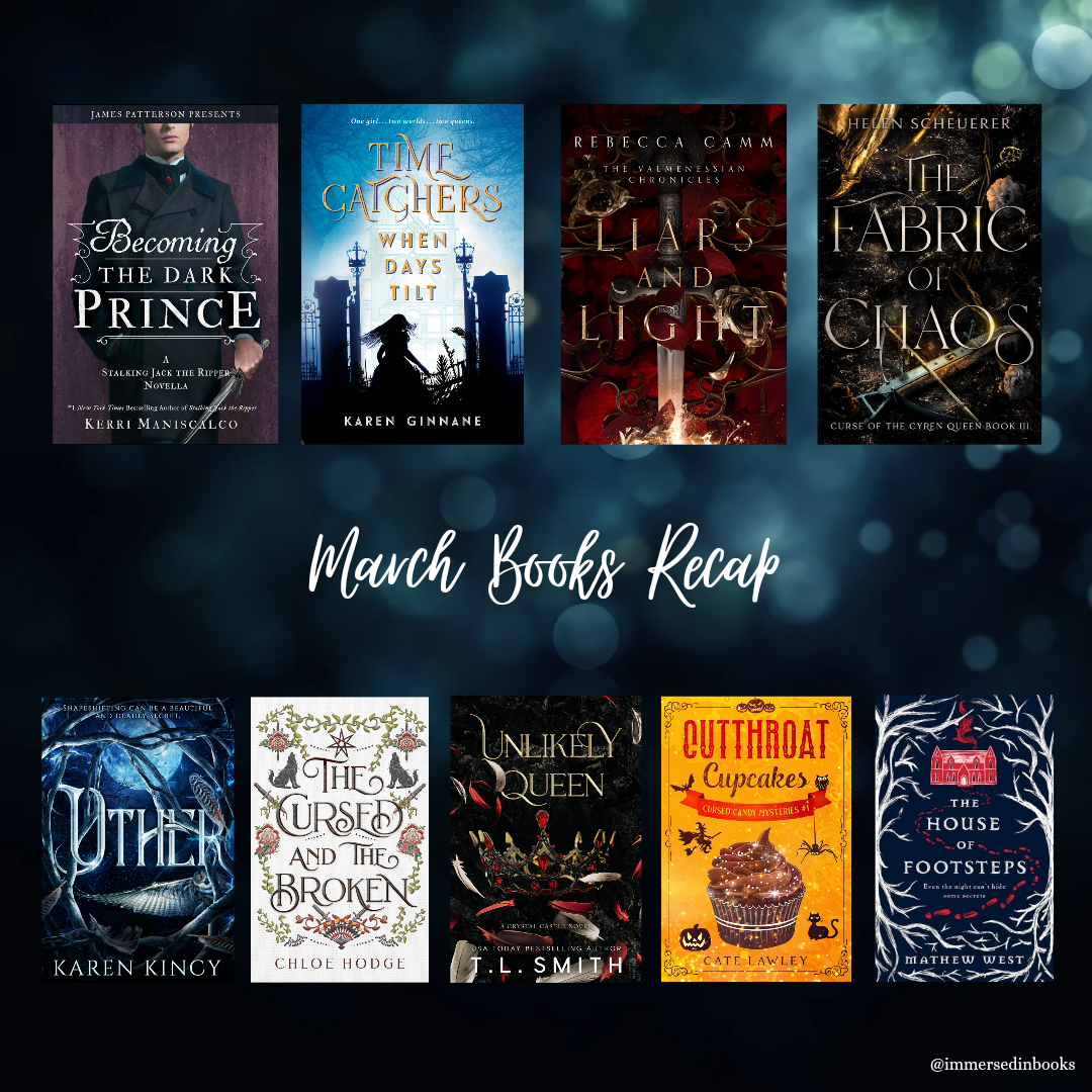 March Books RECAP - Immersed in Books
